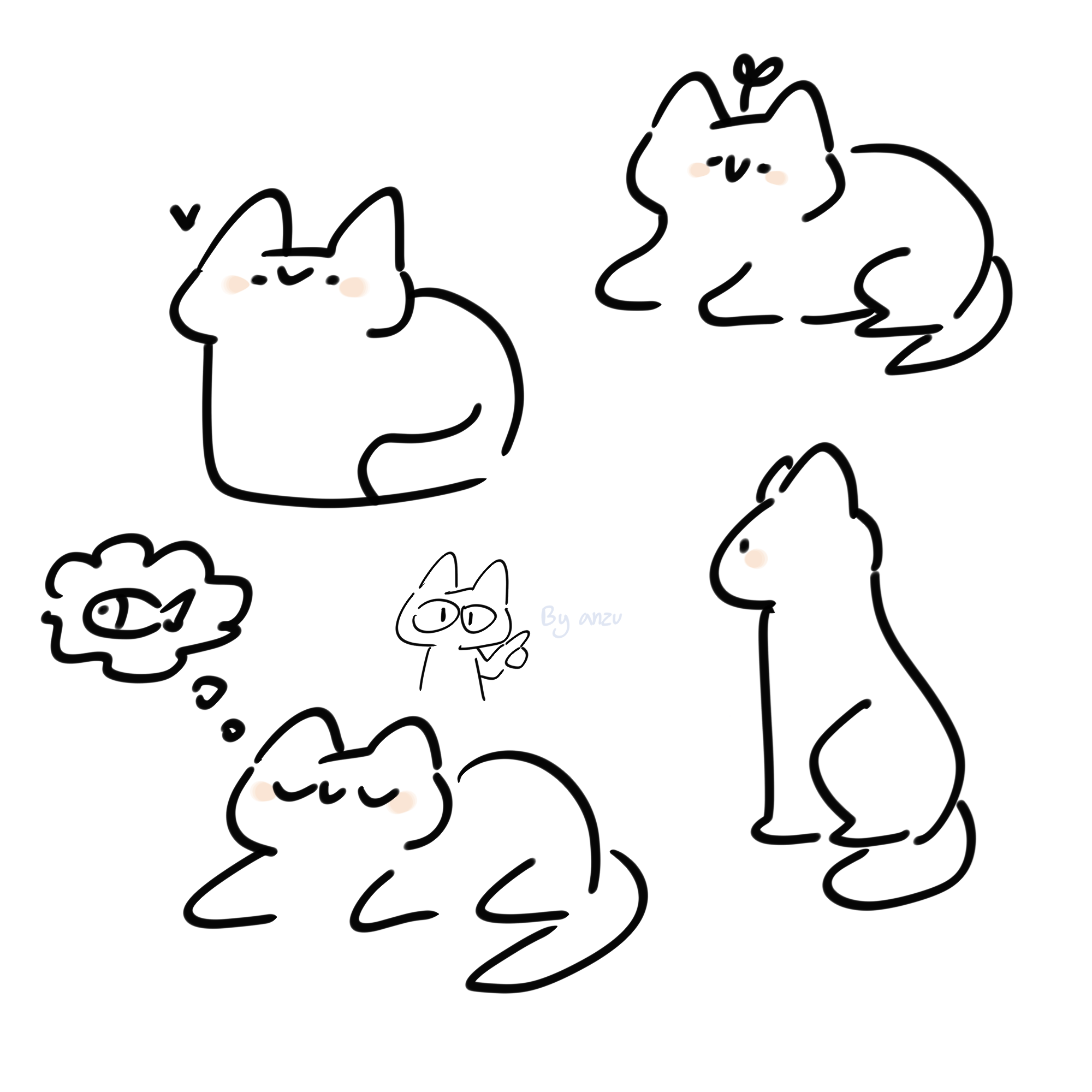 practicing (Complex) poses - ibisPaint