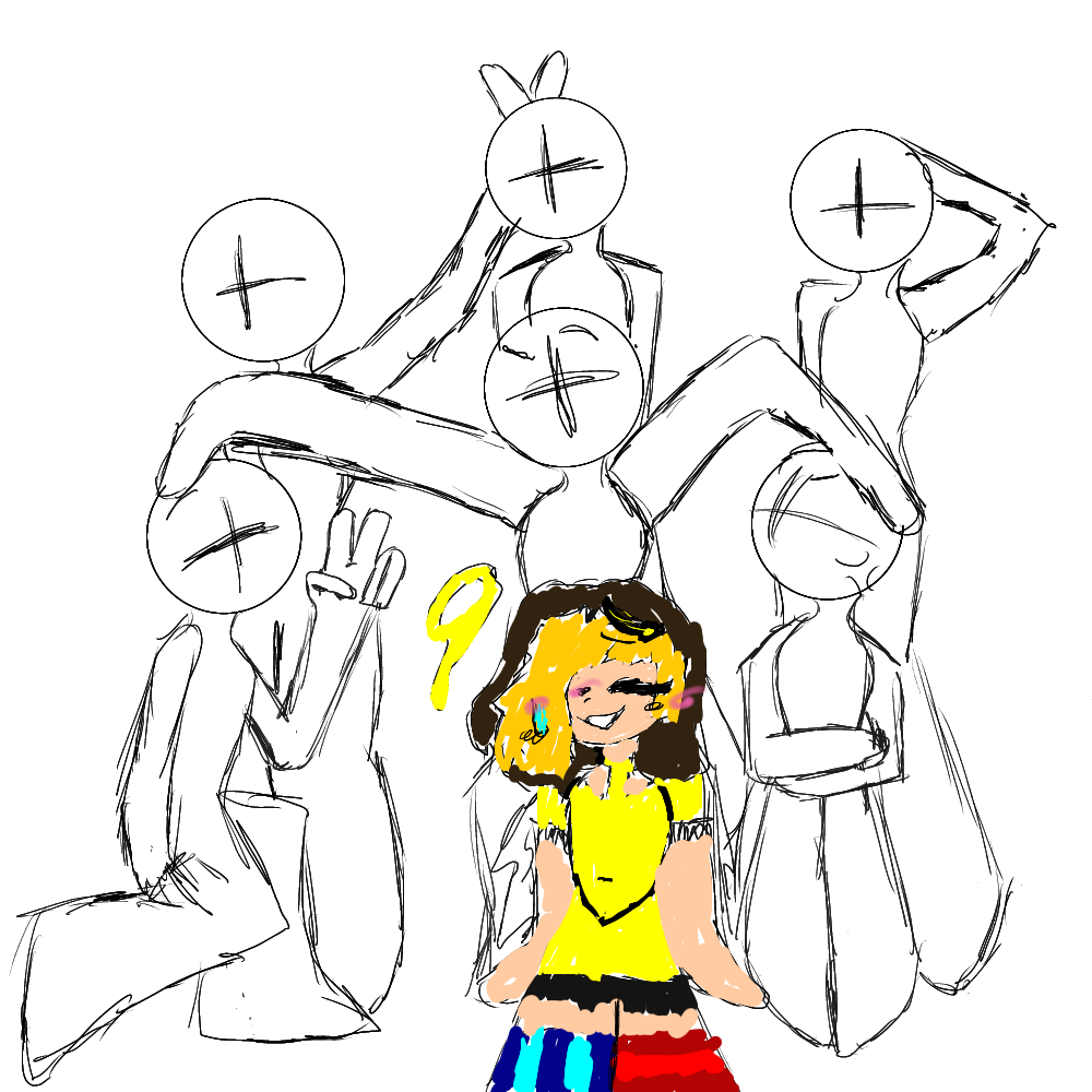 Friend group collab - ibisPaint