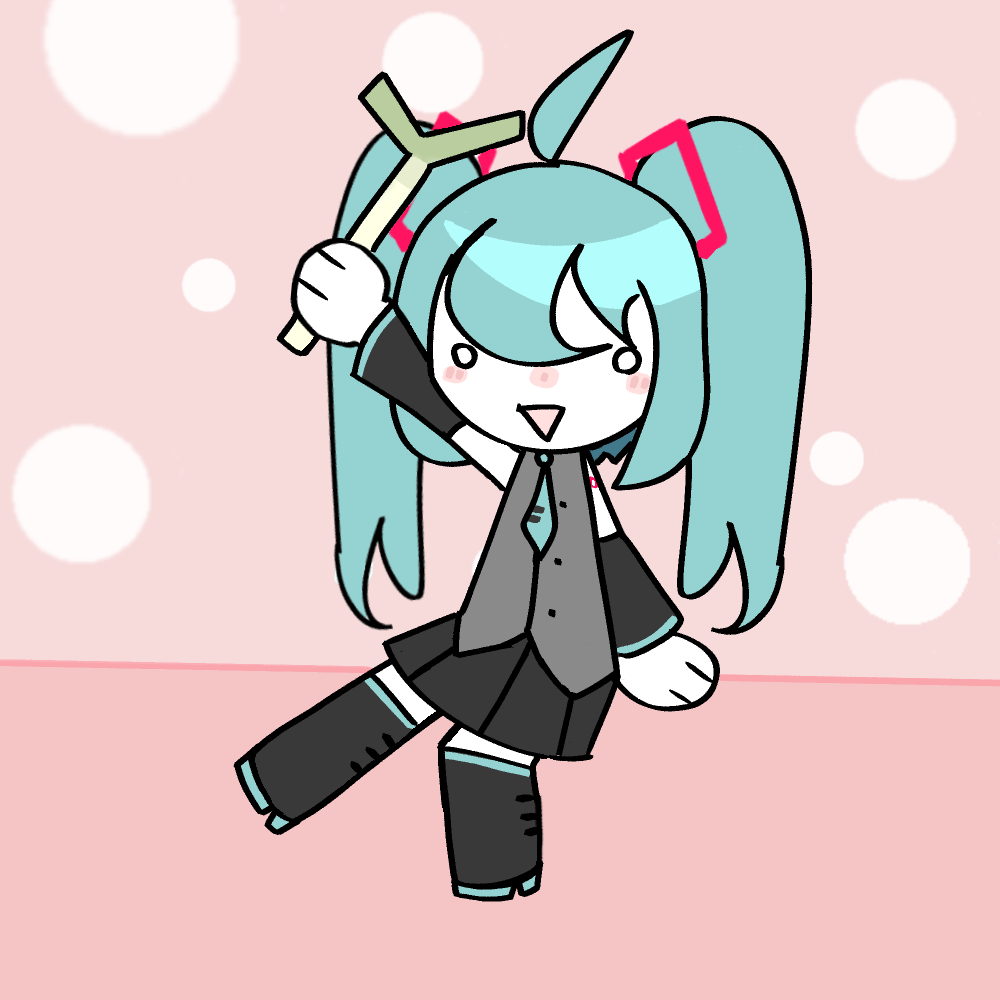 Green onion leaves - ibisPaint