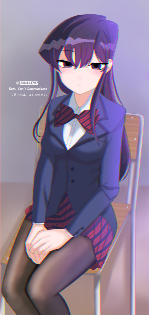 Komi fanart 💚 - ibisPaint