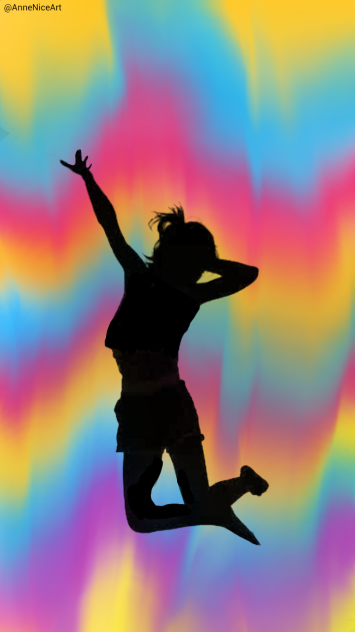 rainbow jump with me draw - ibisPaint