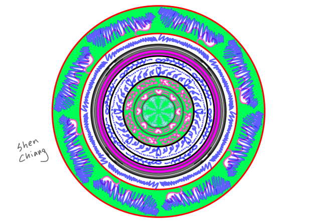 My first mandala - ibisPaint