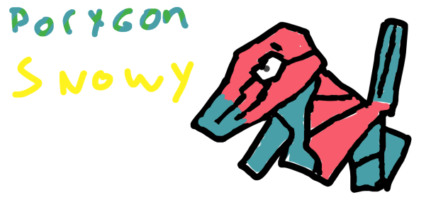 let's draw Pokemon porygon - ibisPaint