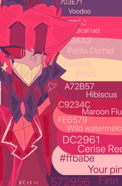 The colors i use for alastor! - ibisPaint