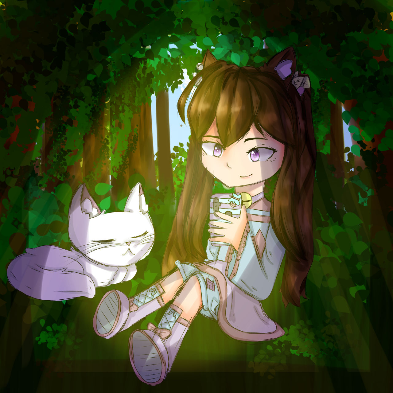 Beautiful forest - ibisPaint