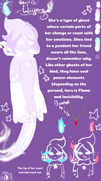 Ghost Oc! Wispora - ibisPaint