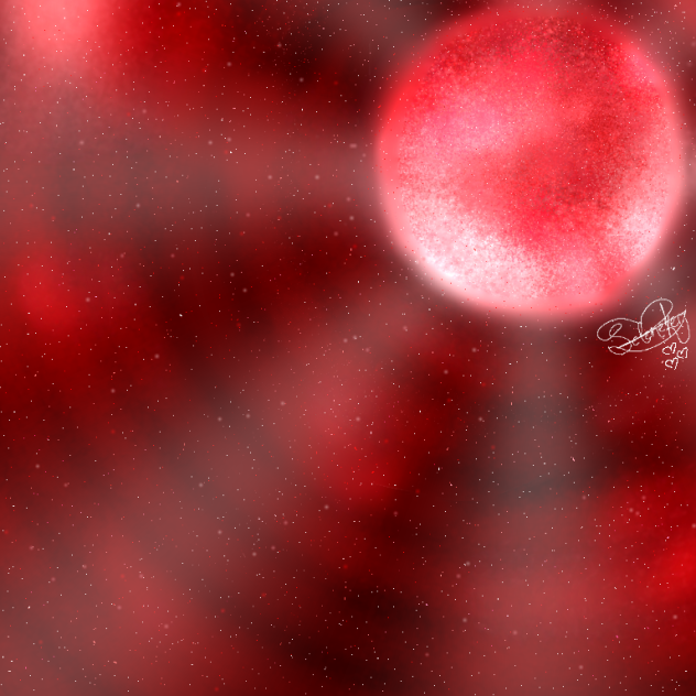 Bloody Moon Wallpaper - ibisPaint