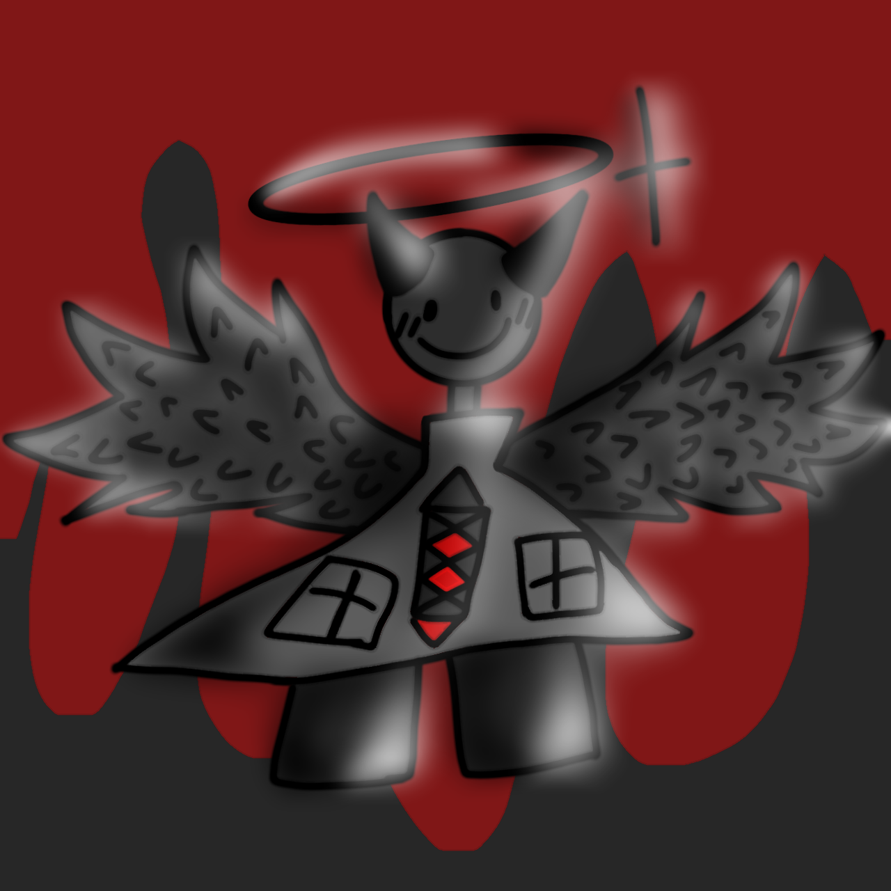 A Smol Dream Blob Named Bad Boy Halo - ibisPaint