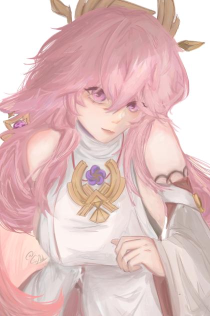 Yae Miko - Genshin Impact - ibisPaint