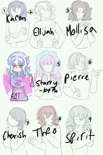 Drawing all of my OCs - ibisPaint