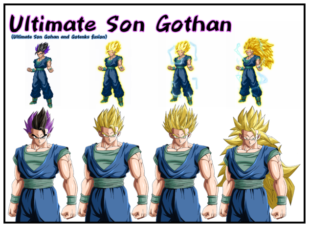 Ultimate Son Gothan (Gohan and Gotenks) - ibisPaint