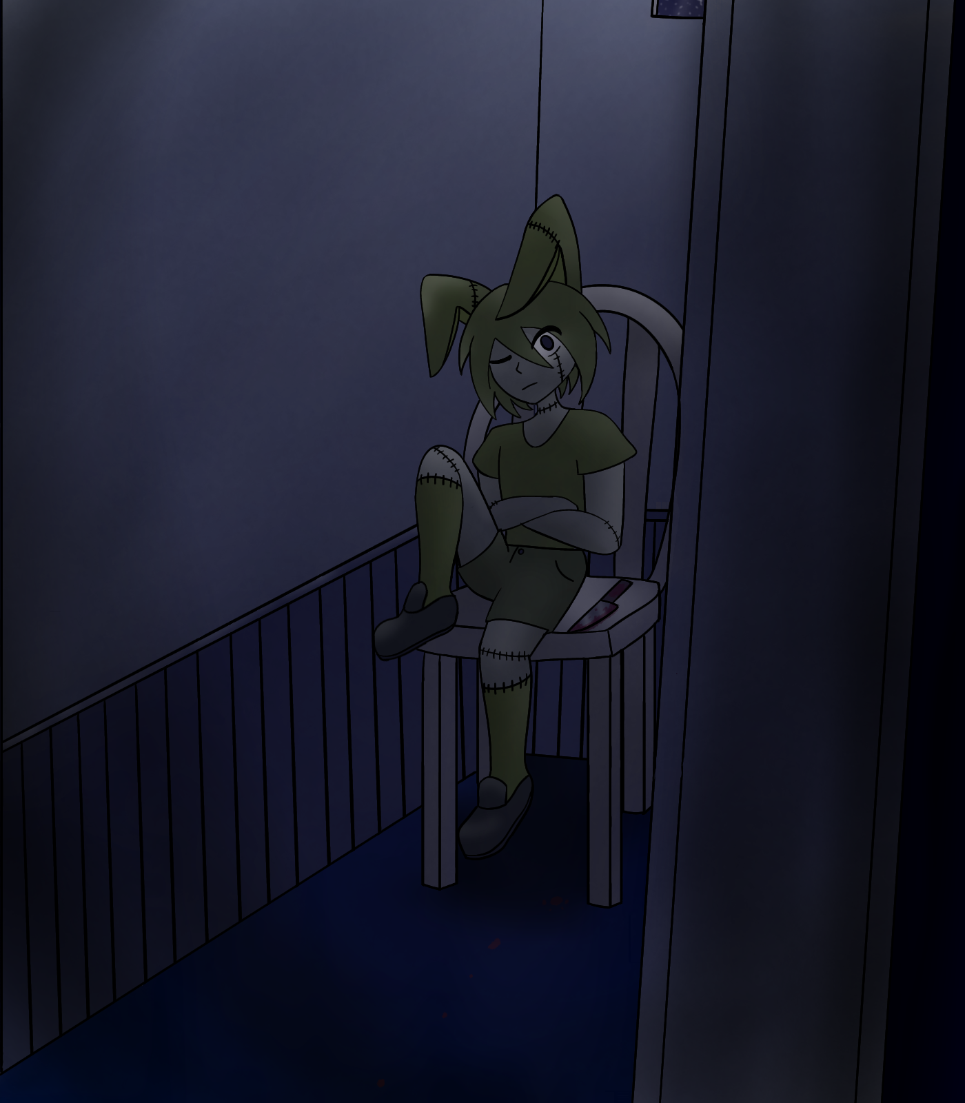 FNAF 4 fun with plushtrap - ibisPaint