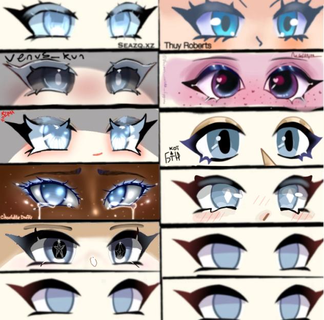 Eye Collab Blue Gacha - ibisPaint