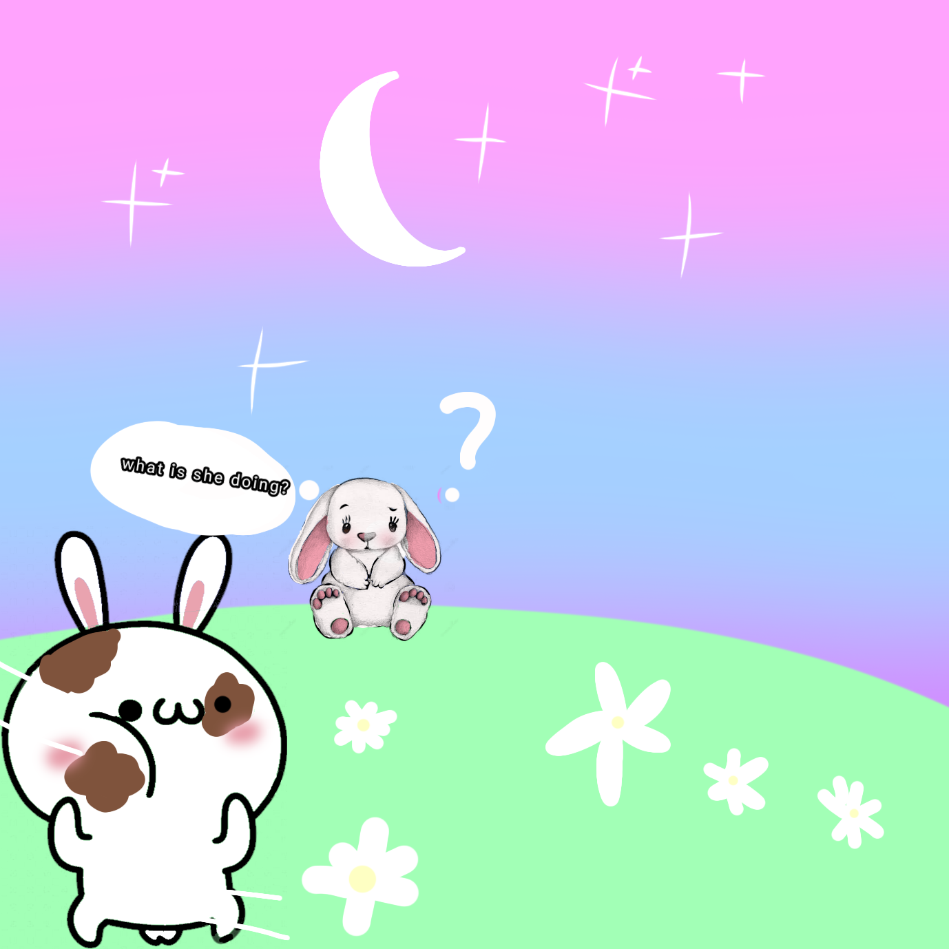 kawwai bunnies 🤗 - ibisPaint