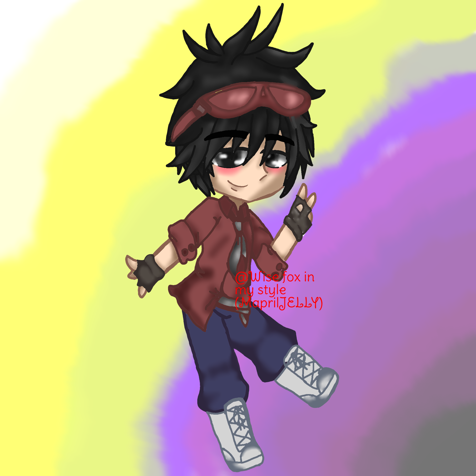 wise fox in my style - ibisPaint