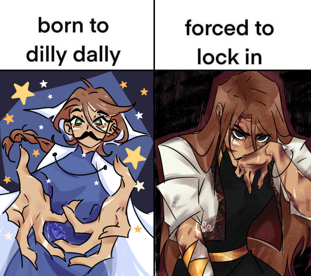 dilly dally vs locked in - ibisPaint