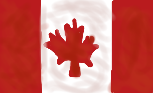 How to draw Canadian flag - ibisPaint