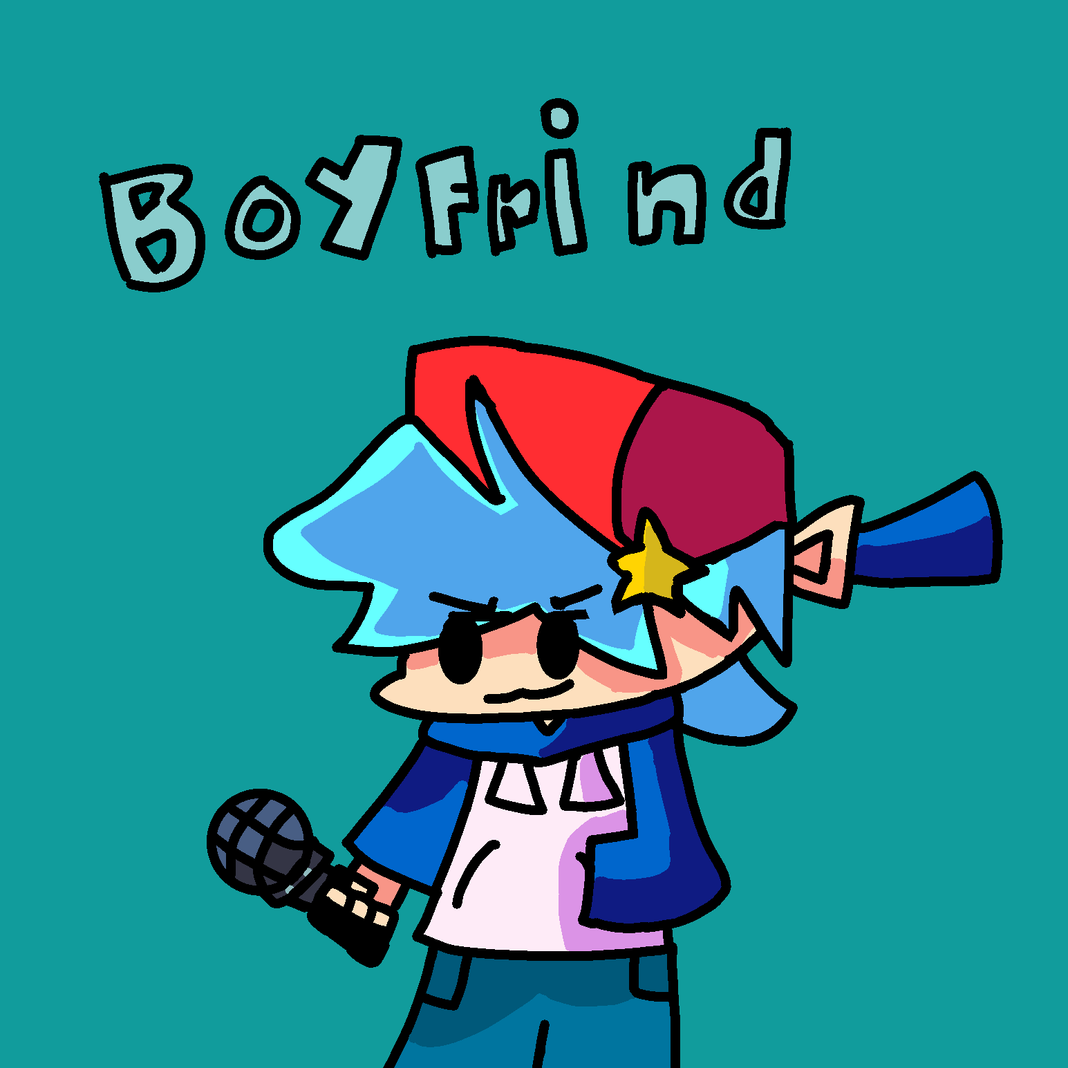 Boyfriend mod - ibisPaint