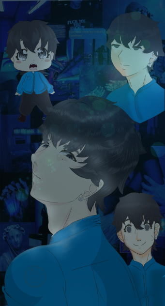 blue dark - ibisPaint