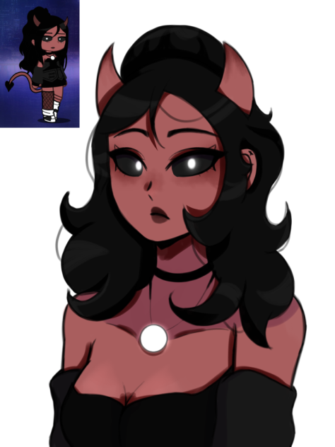 Demon girl - ibisPaint