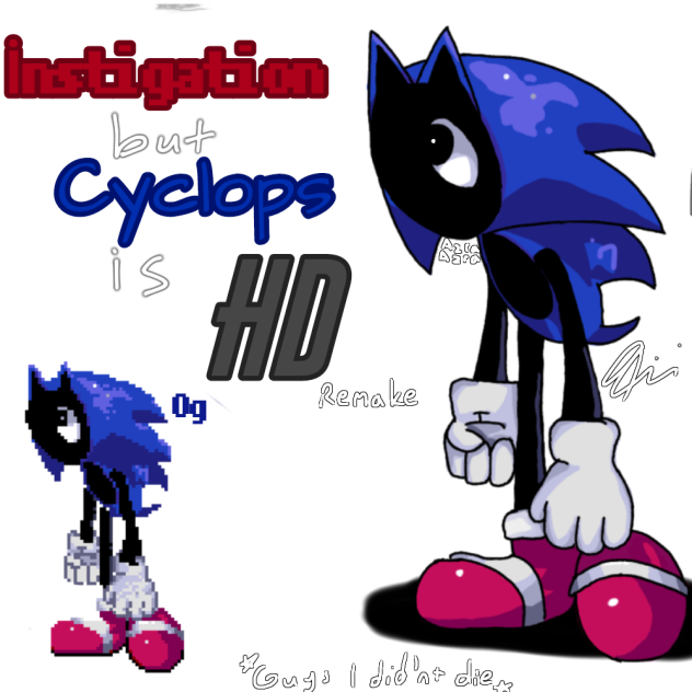 FNF İnstigation but Cyclops is HD Remake - ibisPaint
