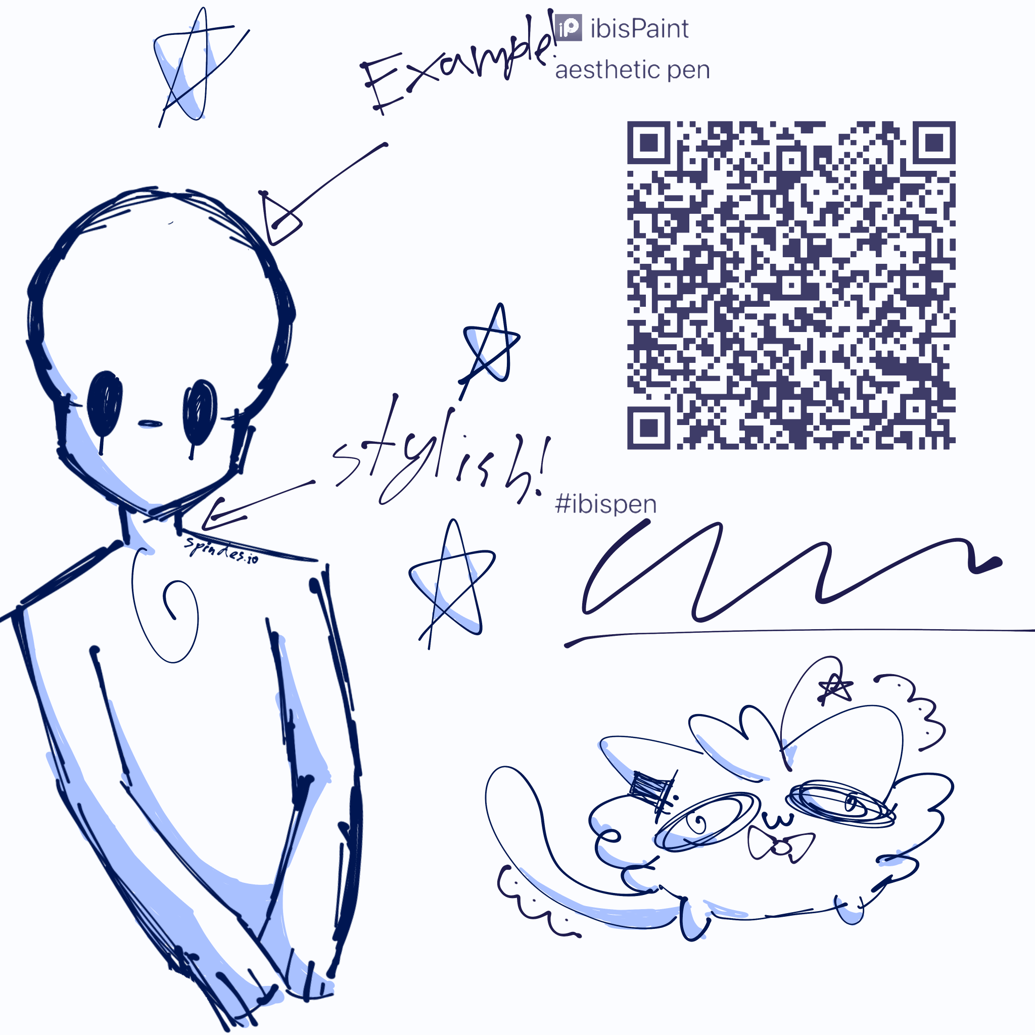 goofy stylish pen! - ibisPaint