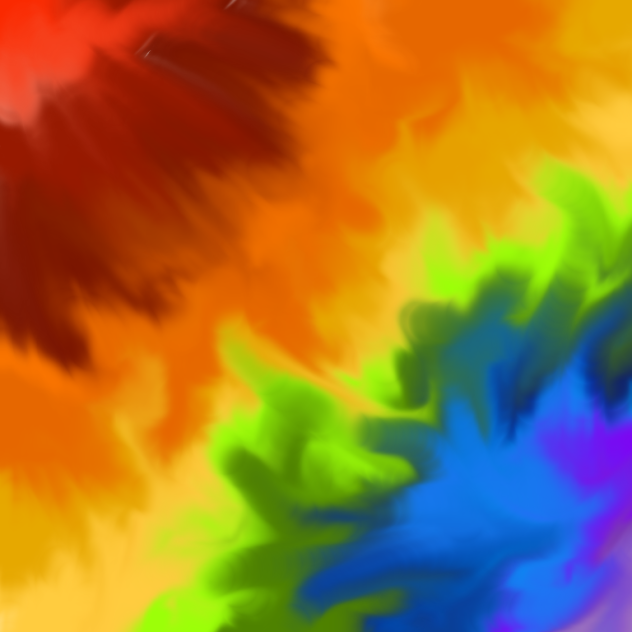 Rainbow Explosion - ibisPaint