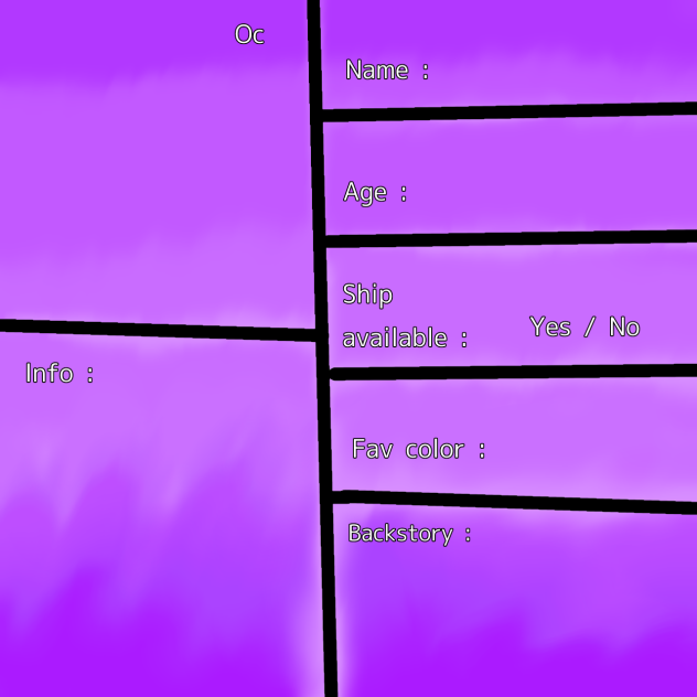 Animal student oc sheet - ibisPaint