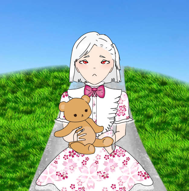 Teddy bear girl - ibisPaint