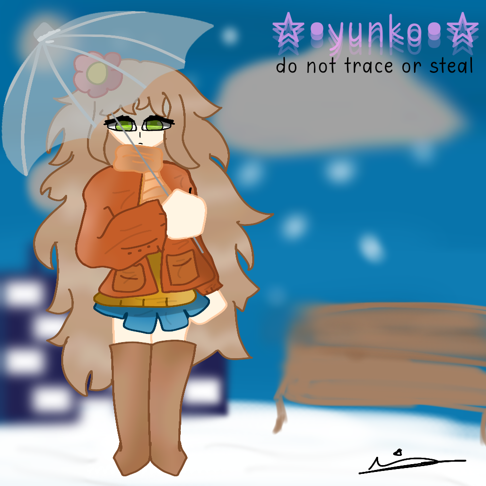 is it cold outside - ibisPaint