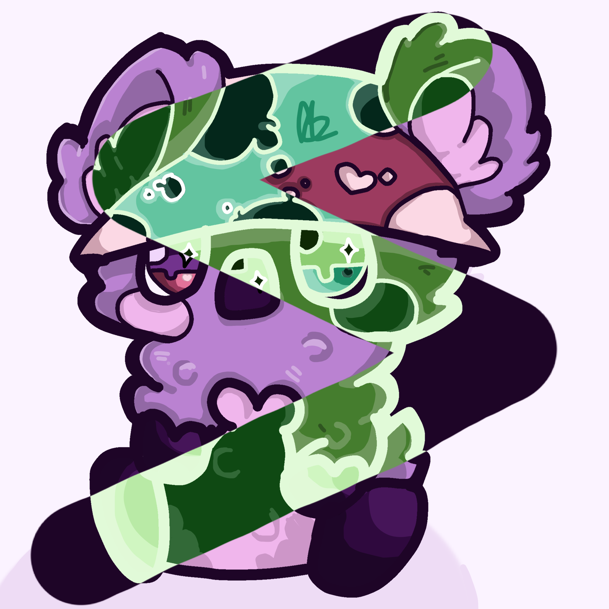 Purple koala - ibisPaint