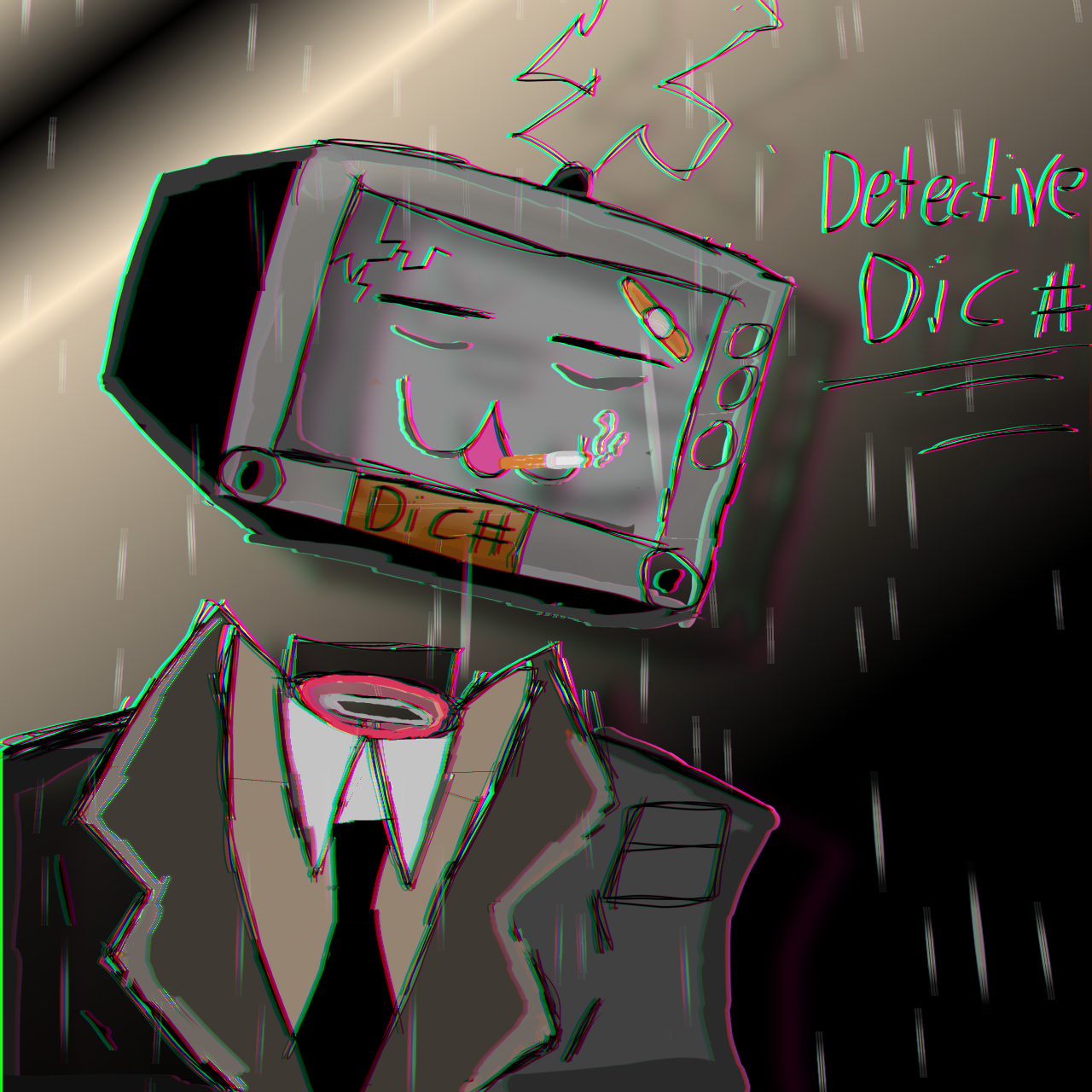 Tv head Guy - ibisPaint