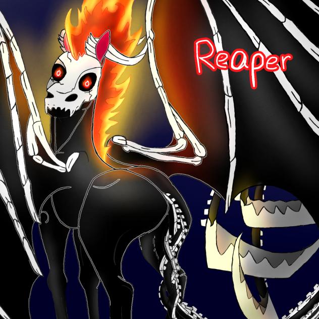 Reaper the Hellhorse - ibisPaint