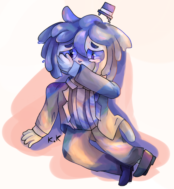 blue fluff - ibisPaint