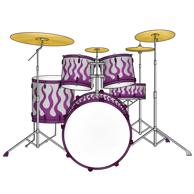 Drum Set - ibisPaint