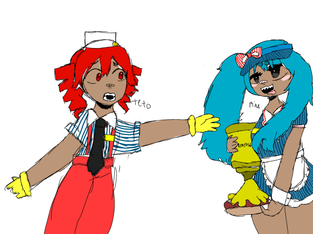 When miku eats something - ibisPaint