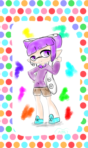 Splatoon OC name Ashley - ibisPaint