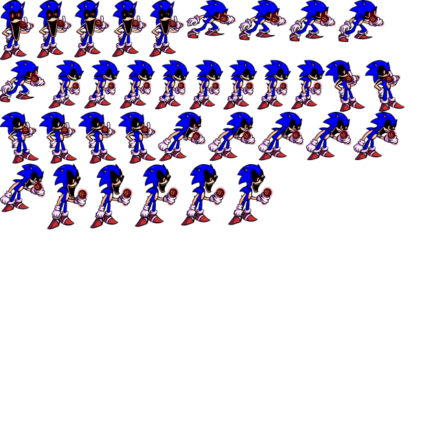 Sonic.exe MTC Sprites - ibisPaint