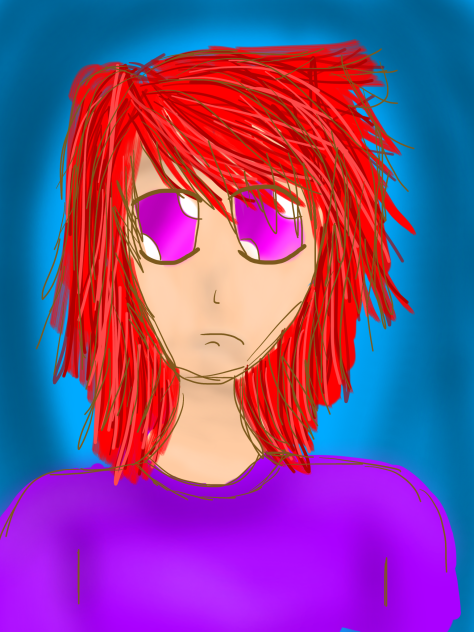 red haired boy - ibisPaint