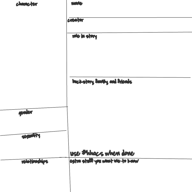 character sheet for her hidden ability - ibisPaint