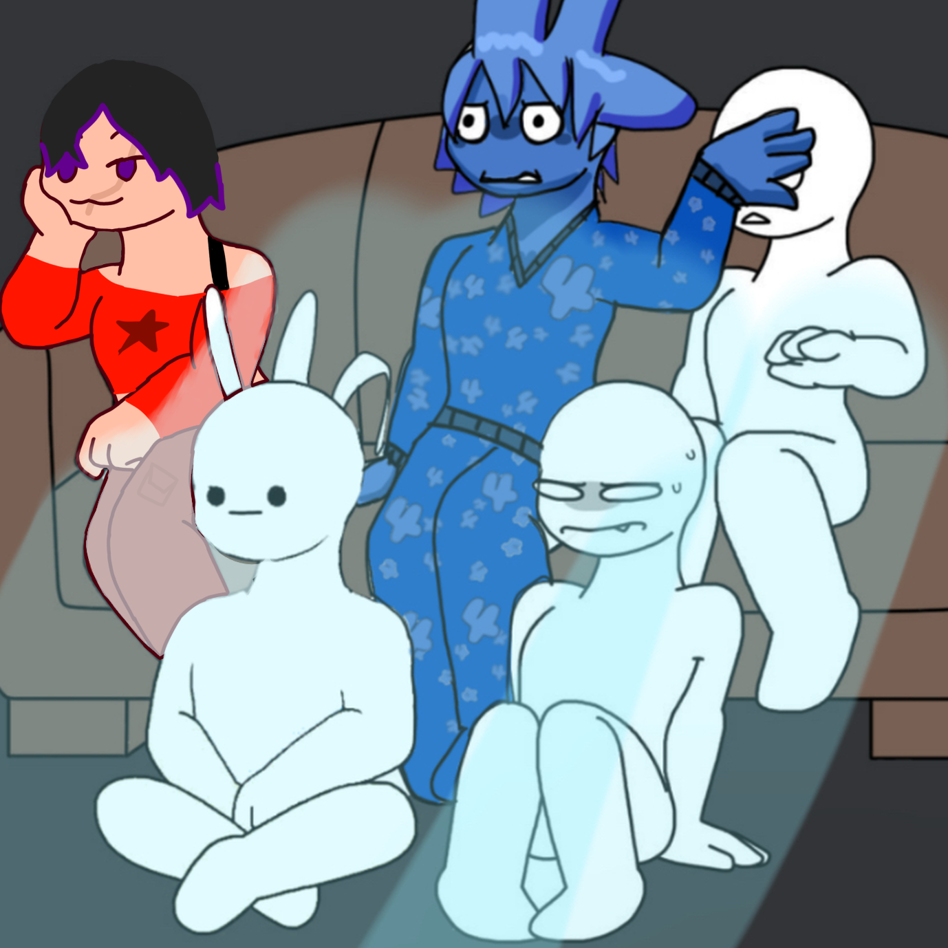 Horror movie collab - ibisPaint