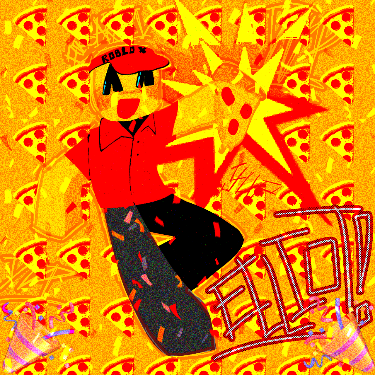 PIZZA! PIZZA! - ibisPaint