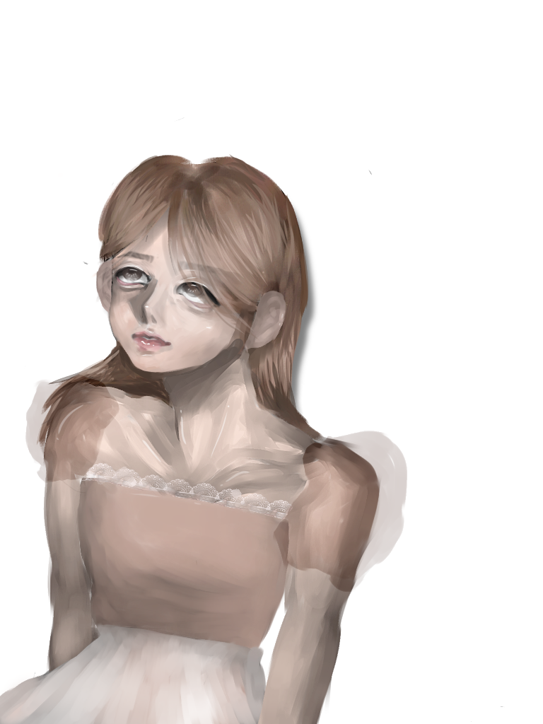 Girl The fields - ibisPaint