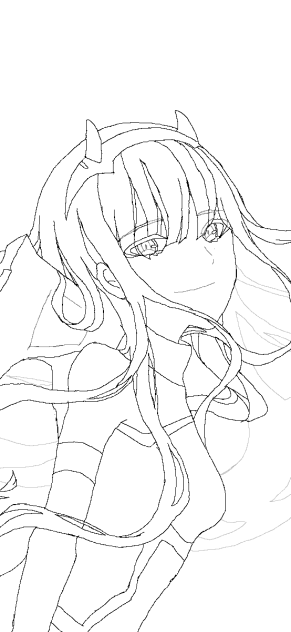 Zero Two trace number two - ibisPaint