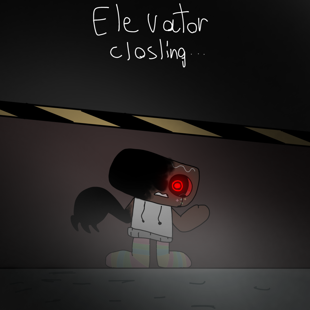 Twisted cosmo - elevator closing - ibisPaint