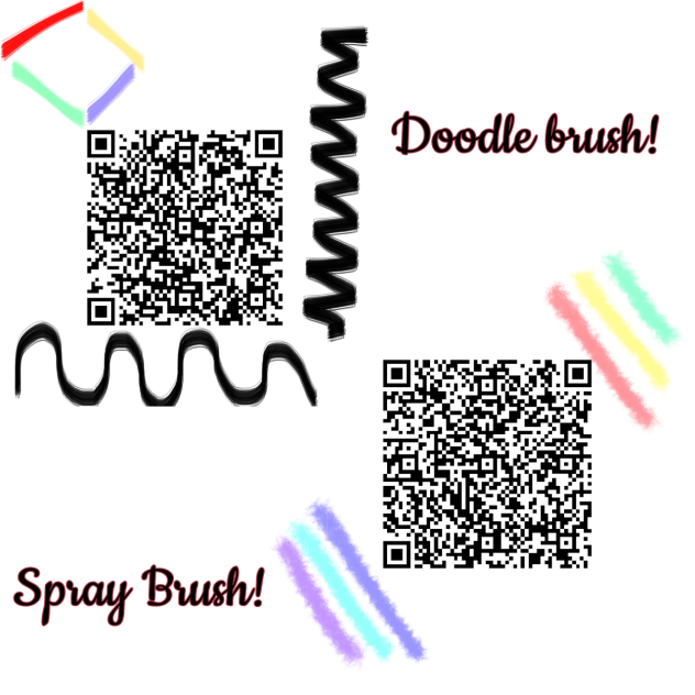 Doodle brush and Spray brush!☆ - ibisPaint
