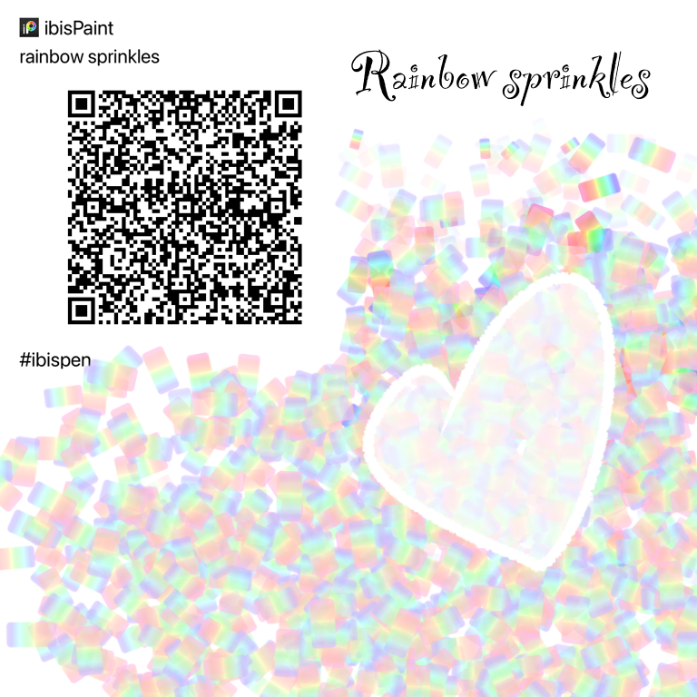 Rainbow Sprinkles Brush! - ibisPaint