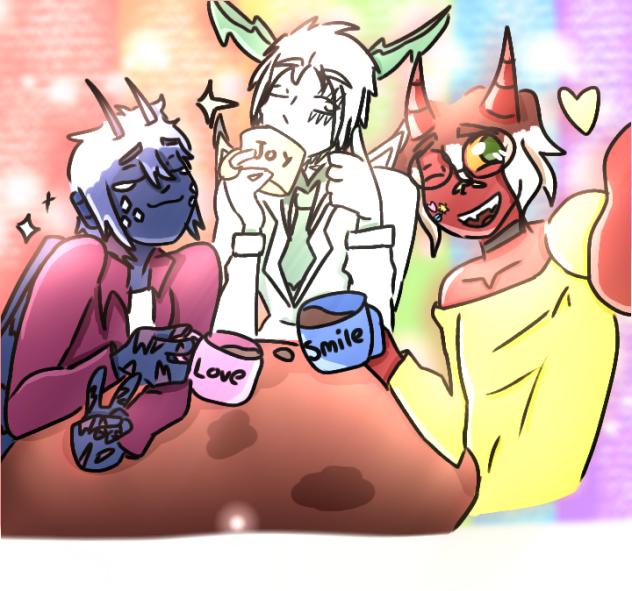 OPTIMISM TEA PARTY -Dan - ibisPaint