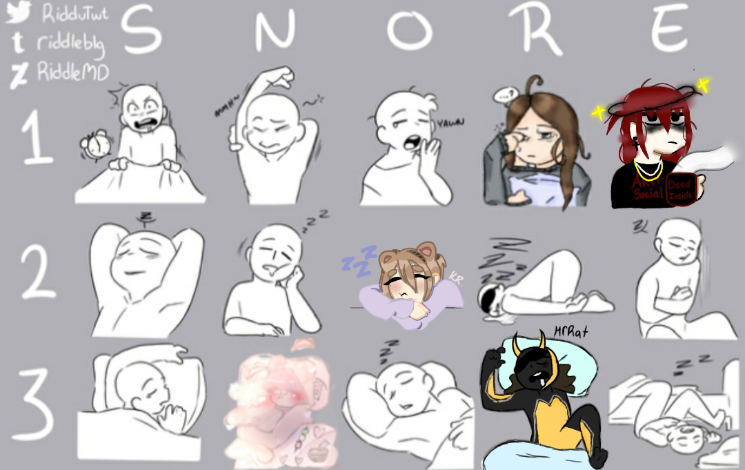 Sleeping Collaboration - ibisPaint