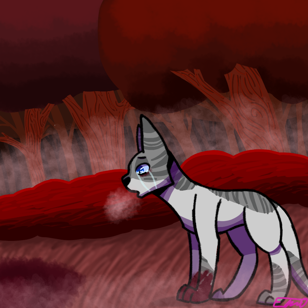 ivypool in the dark forest - ibisPaint